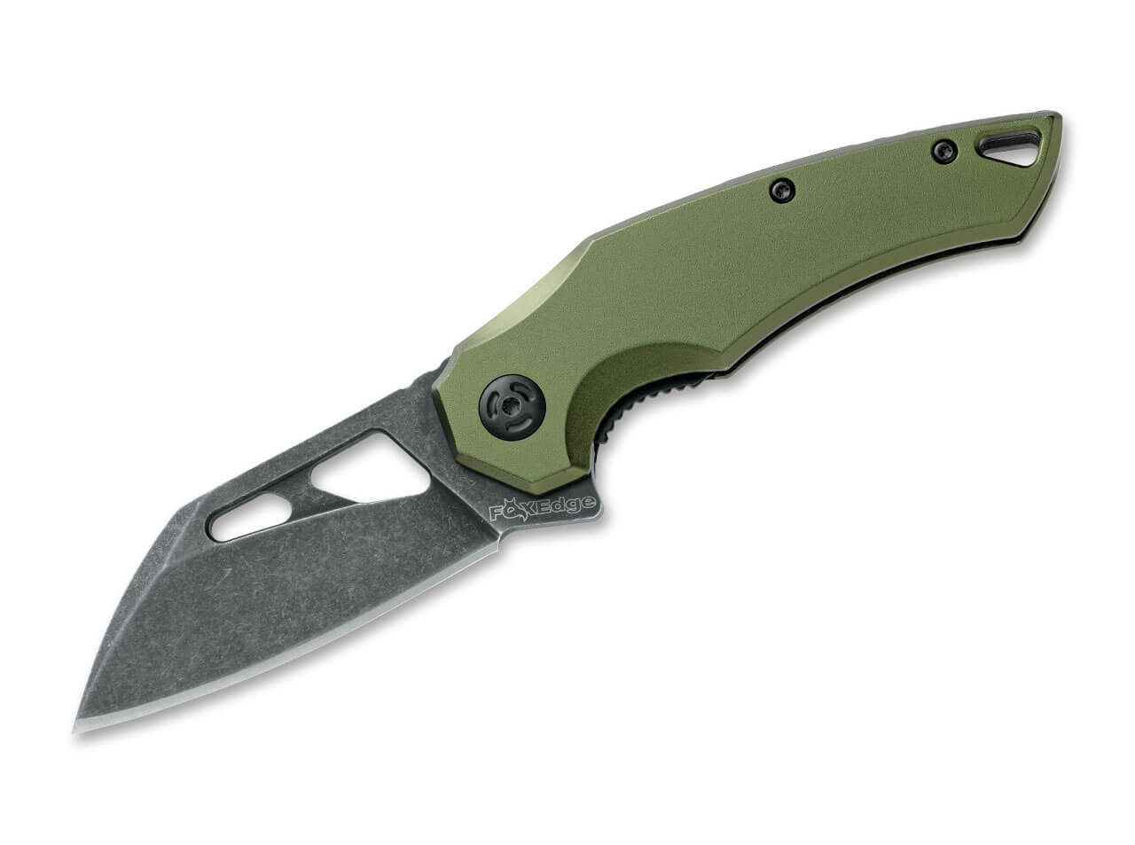 FOX Atrax Aluminium OD Green | Einhandmesser | TASCHENMESSER ...